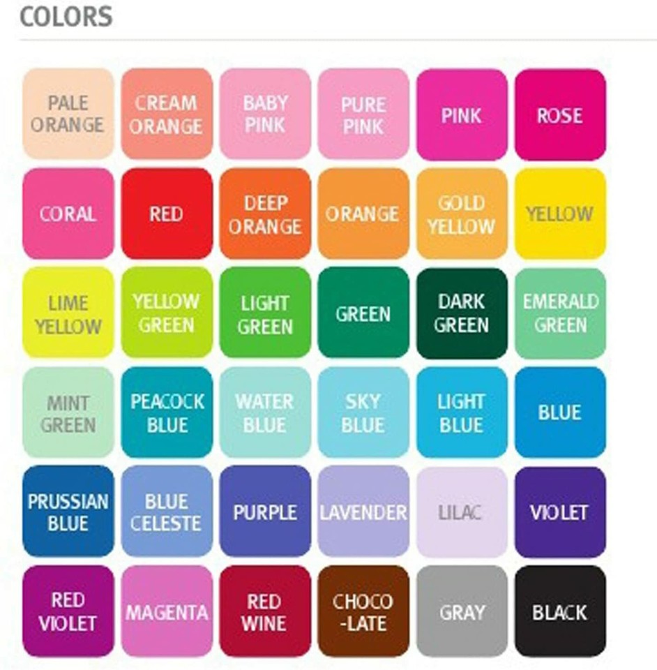 Monami Live Color Pen 36 Color set Water-based Twin Type Marker | eBay