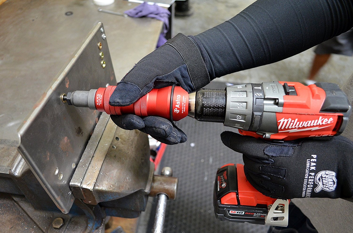 Astro Pneumatic ADN14 Rivet Nut Drill Adapter Kit | eBay