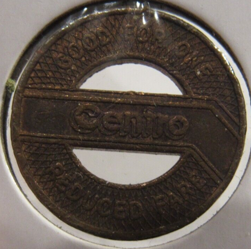 Vintage CENTRO Syracuse, NY Transit Bus Token - New York | eBay
