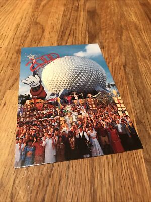 Epcot Millennium Celebration 2000 Postcard Cast And Puppets Spaceship ...