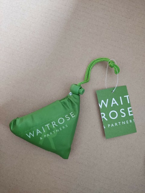 Waitrose & Partners｜green Core Pouch Bag｜reusable Shopping Tote Bag ...