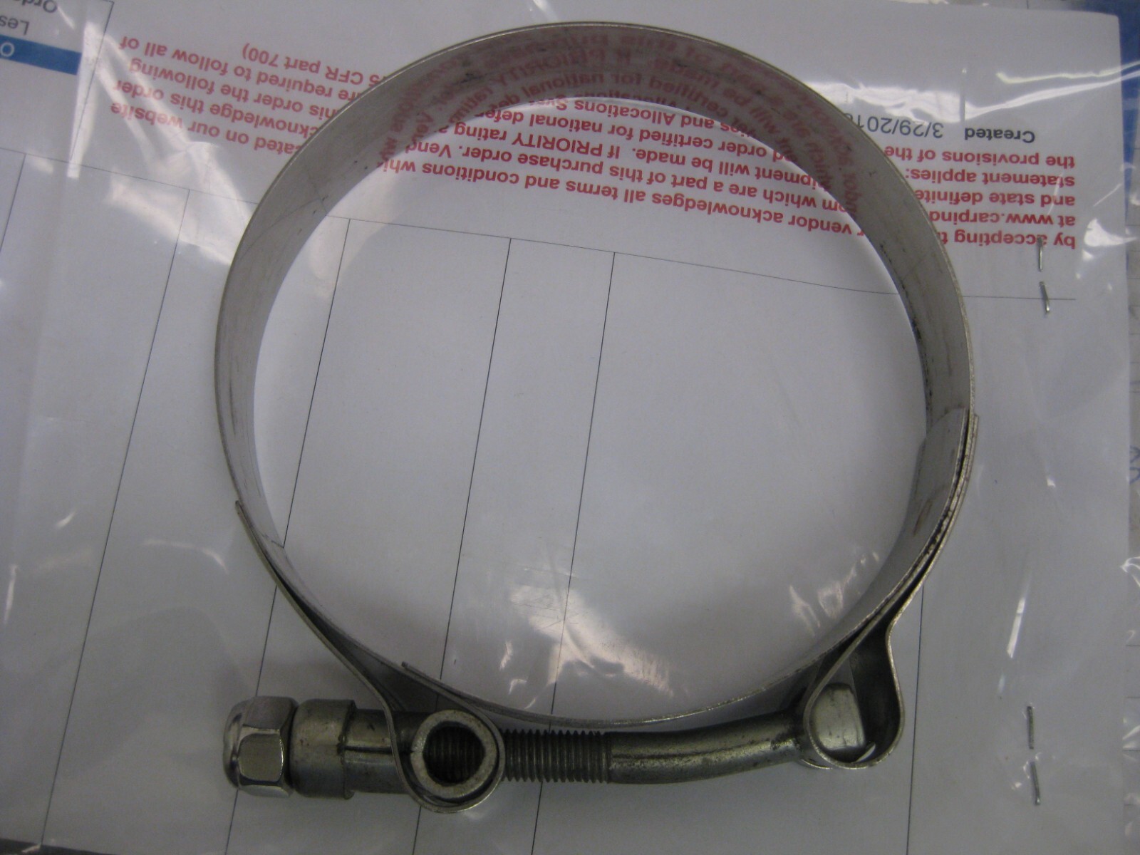 RG Ray T-Bolt 650-52 Clamp stainless steel | eBay