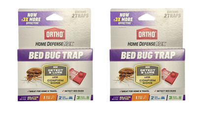 Ortho (2-Pack) Home Defense Max Bed Bug Traps 4 Total Traps Pesticide ...