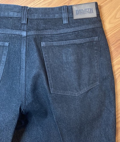 Duluth Trading Post 38x30 Denim Cotton Jeans Black | eBay