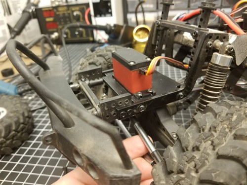 Heavy Duty Servo Mount Plate for Redcat Everest Gen7 110 RC Crawler ...