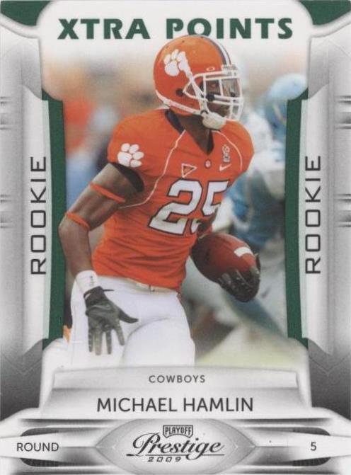 2009 Playoff Prestige - Rookie Michael Hamlin #175 Xtra Points Green ...