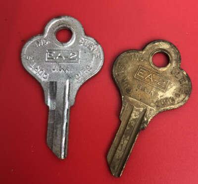 vintage Curtis Brand EA2 key blank EA-2 set of 2 [R] | eBay