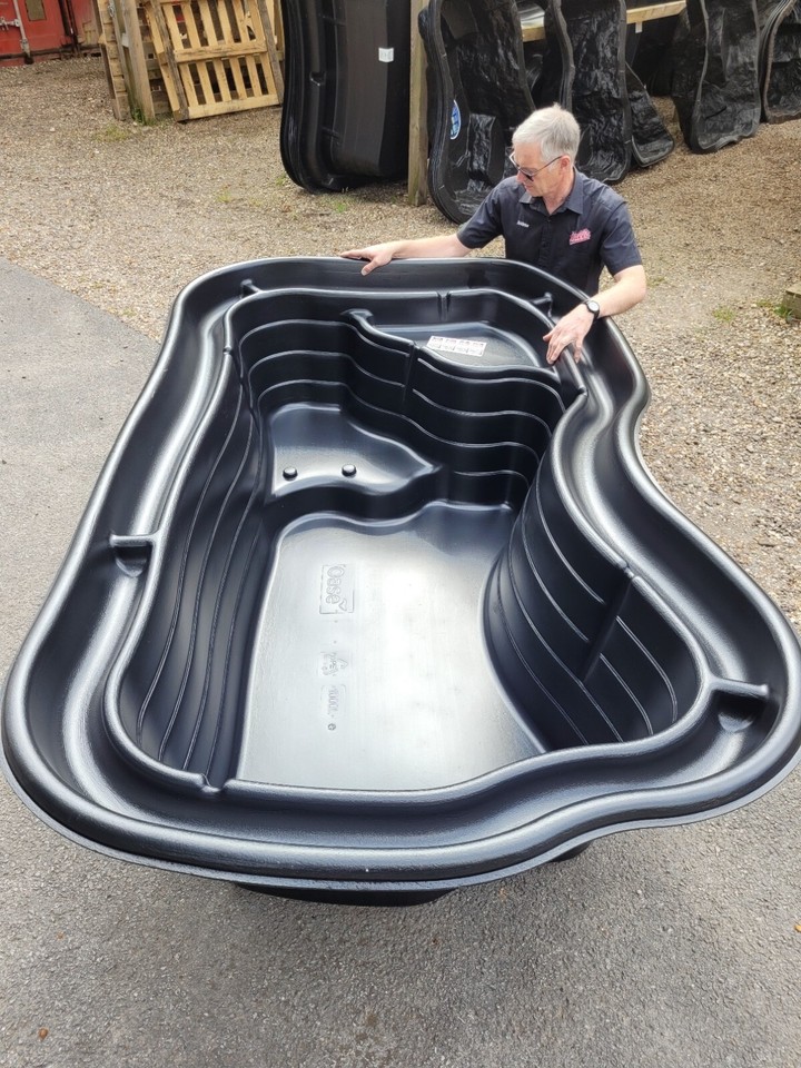 OASE PE 1000 LITRE PREFORMED OUTDOOR POND 2.4M FISH KOI **DELIVERY ...