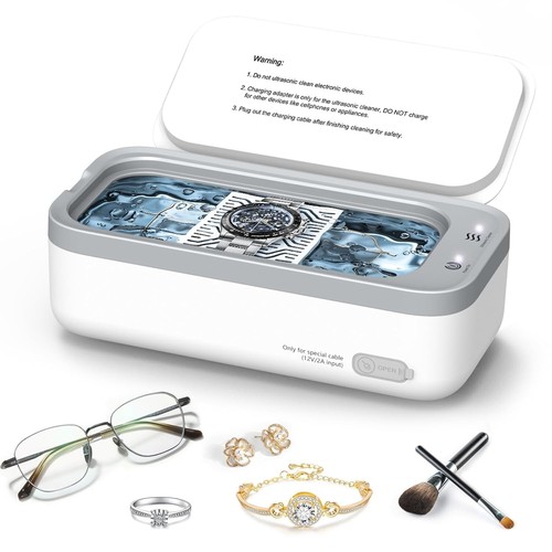 Ultrasonic Jewelry Cleaner Machine- Dental Clean Pod 45Khz Ultrasonic ...