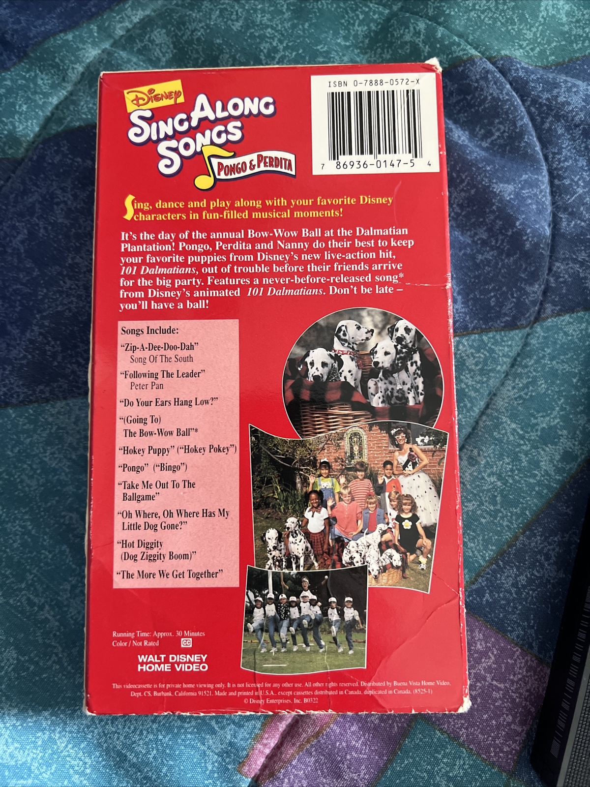 Disney Sing Along Songs 101 Dalmations Pongo | Grelly USA