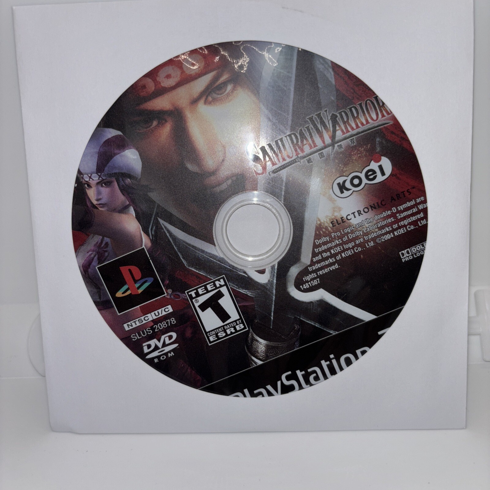 Samurai Warriors PlayStation 2 Disc Only Black Label PS2 14633148152 | eBay