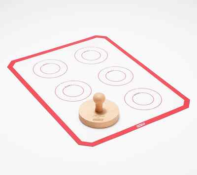 Alex by DASH Perfect Cookie Baking w/ 2 Silicone Mats - Poppy (Red) | eBay