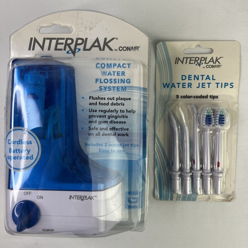 INTERPLAK - Conair Water Jet Flossing System Model WJX+ INTERPLAK Water ...