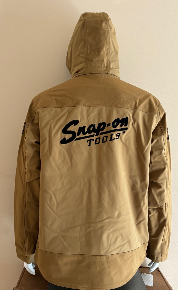SNAP ON Tools USA NEW 2025 105TH HOODED JACKET INSULATED WINTER COAT GOLD TAN | eBay