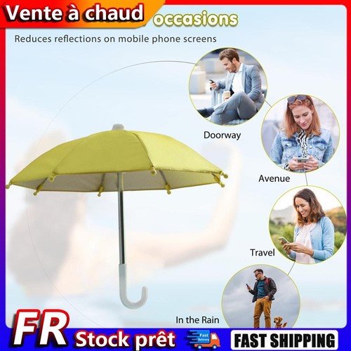 Portable Mini Parasol Riding Cell Phone Holder Sun Shade Riding ...