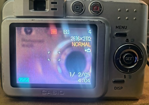 Casio QV-R40 Silver 6.0MP digital compact camera. TESTED. NEAR MINT. | eBay