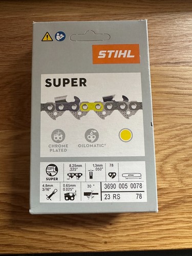 23RS 78 Stihl New .325 .050 20 INCH Yellow Chain 3690-005-0078 | eBay