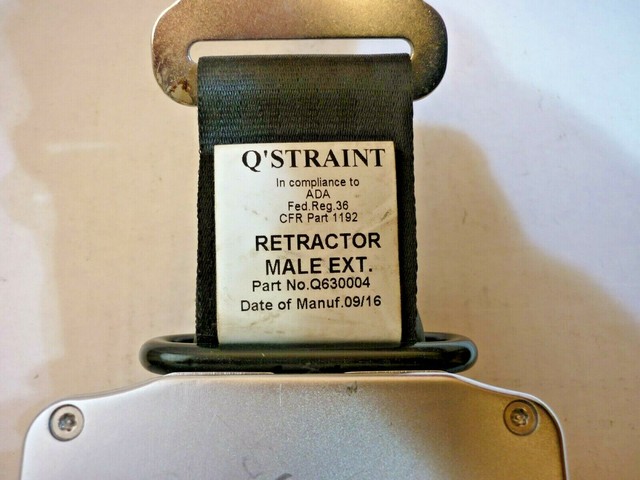 Q'Straint Retractable Lap Belt Male End pn Q630004 for sale online | eBay