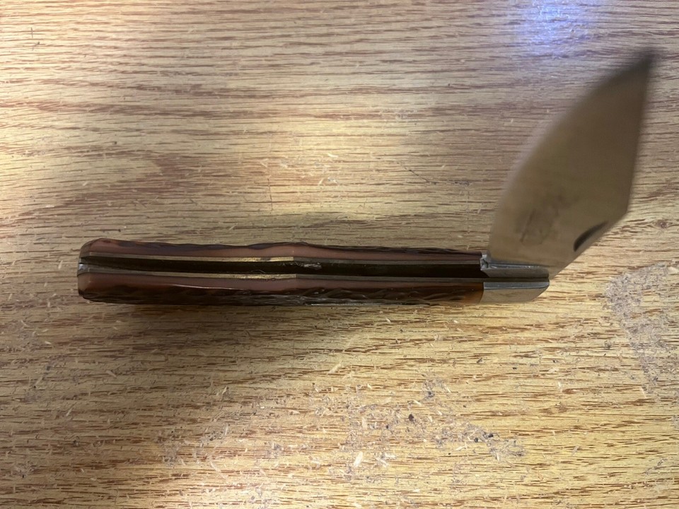 VINTAGE 1984 UMC USA JUMBO TRAPPER R1303 LOCK BACK IN ORIGINAL BOX ...