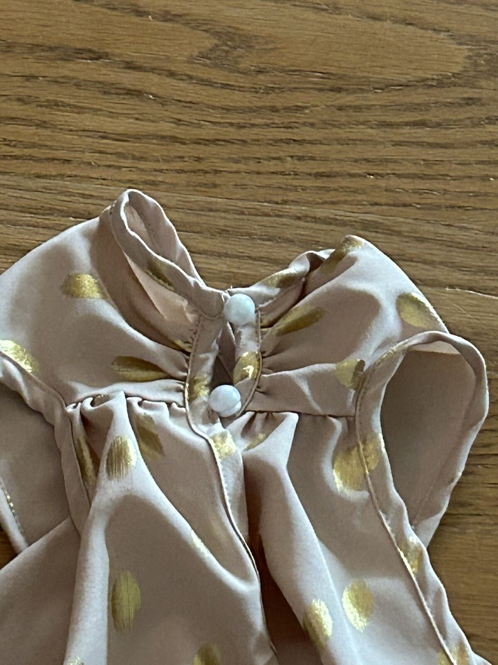 New Women's Shein Polka Dot Summer Shirt Top Size Medium Cute | eBay