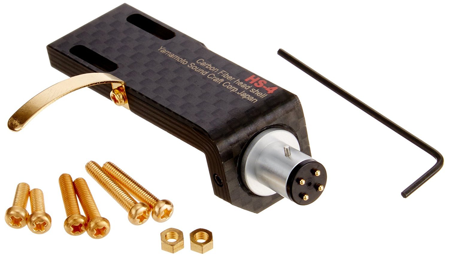 Yamamoto Acoustic craft Carbon fiber headshell HS-4 HS-4 head shell NEW ...