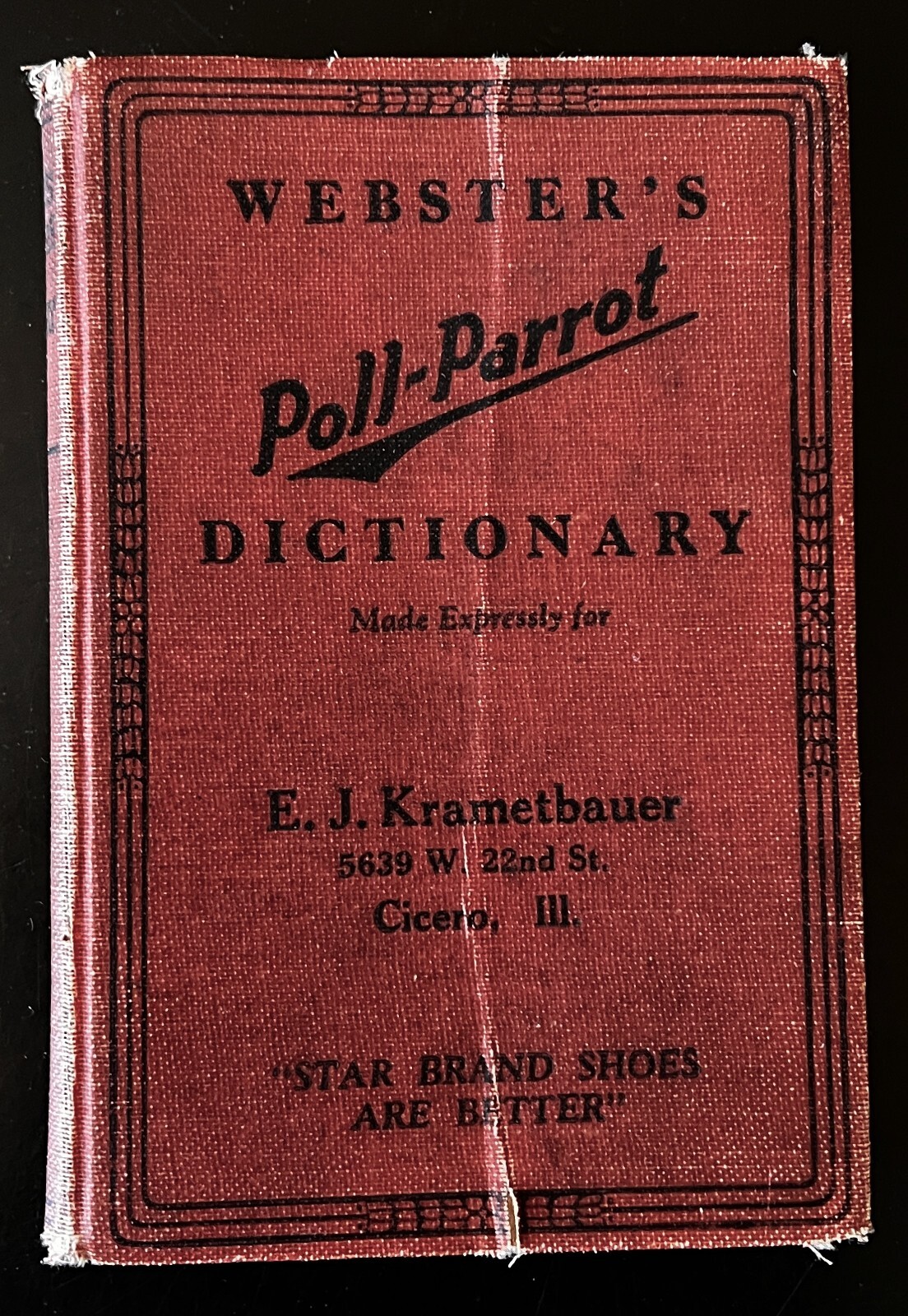 Webster's Poll-Parrot Dictionary for Kids 1926 / Poll-Parrot Shoe ...
