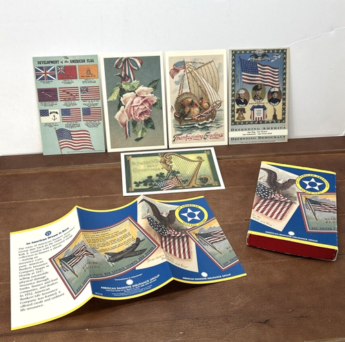 American Bankers Insurance Group Postal Cards, Set of 5, Vintage | eBay