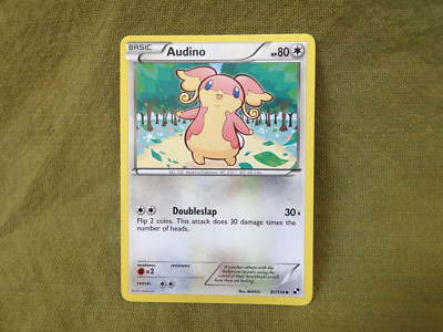 Pokemon Trading Card - Black & White: Audino 87/114 | eBay