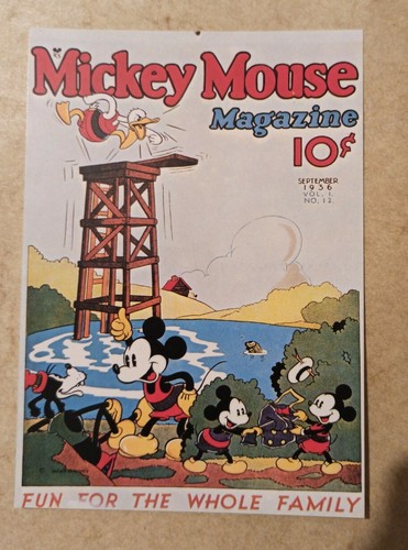 carte postale postcard Mickey Mouse Walt Disney's | eBay