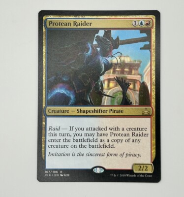 Protean Raider - Rivals of Ixalan - Magic The Gathering MTG 167/197 ...