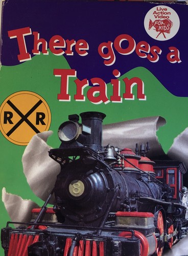 There Goes a Train Live Action(VHS,1994)Kids Vintage Railroad KidVision ...