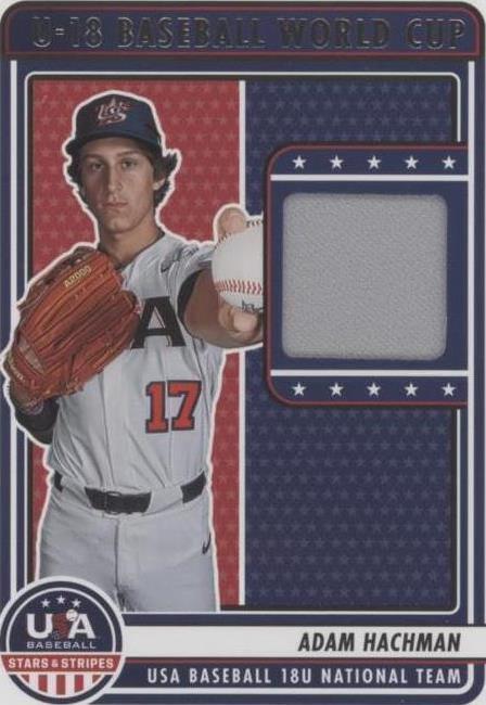 2023 Panini USA Baseball Stars & Stripes - U-18 World Cup USA Materials ...