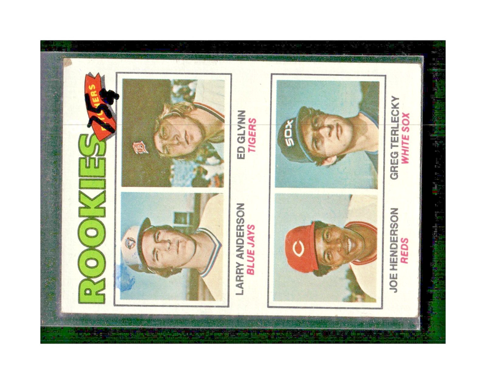 1977 Topps Rookie Pitchers - Larry Anderson/Ed Glynn/Joe Henderson/Greg ...