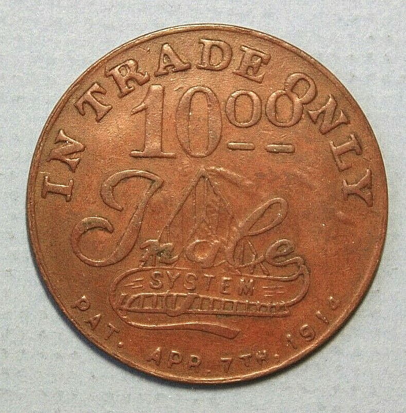 Neslen Mercantile Co. Good for $10.00 Trade Brass 35mm Ingle System ...