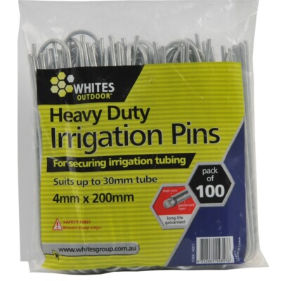 Whites 20cm Heavy Duty Irrigation Pin - 100 Pack | eBay