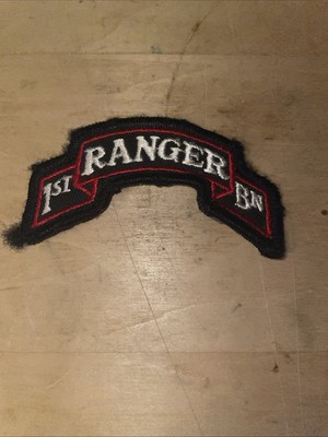 75TH RANGER REGIMENT 1ST BN SCROLL TAB PATCH | eBay