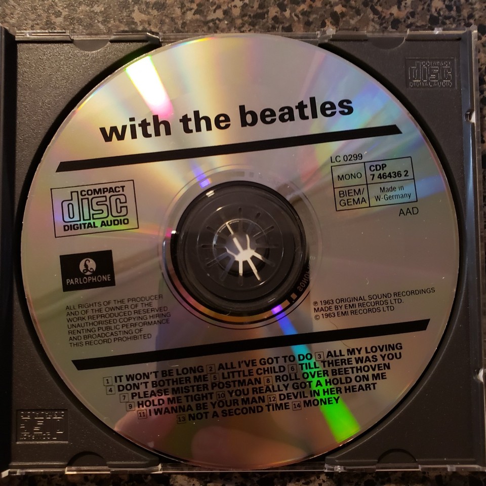 The Beatles With The Beatles W. Germany Gema Cd CDP 7464362 ...