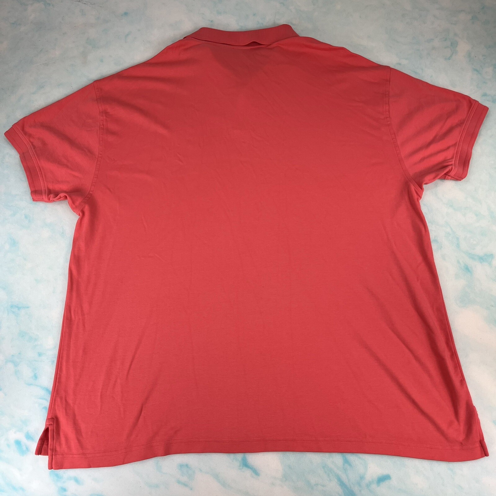 Jos. A Bank Polo Shirt Mens 3XT Coral Short Sleeve Cotton Travelers ...