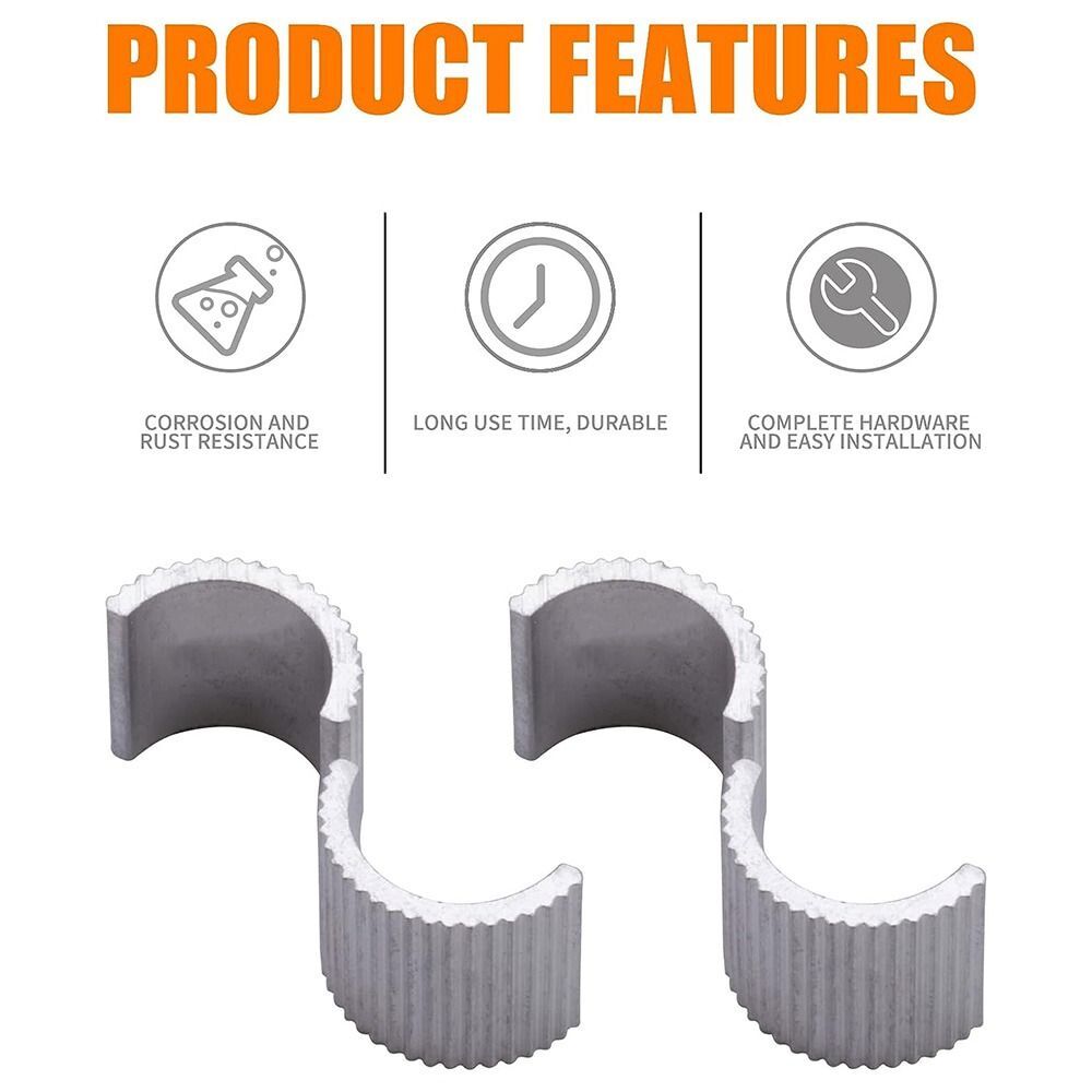 Stainless Steel Conversion Shims Spacers 7/8" Mounts Risers Clamp ...