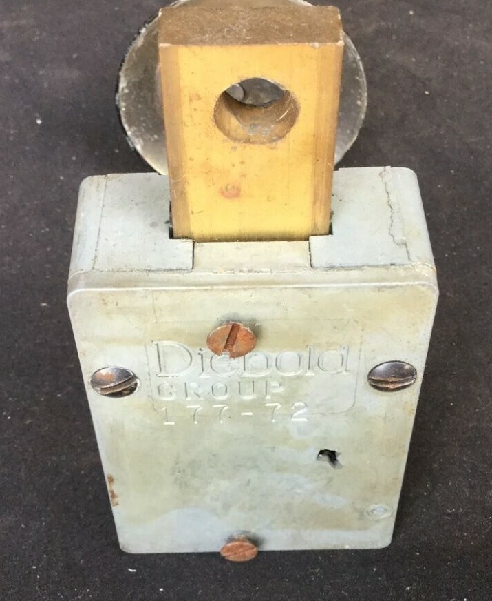 Vintage Diebold 2 Movement Time Lock w/ Combo Lock & Mounting Hardware ...