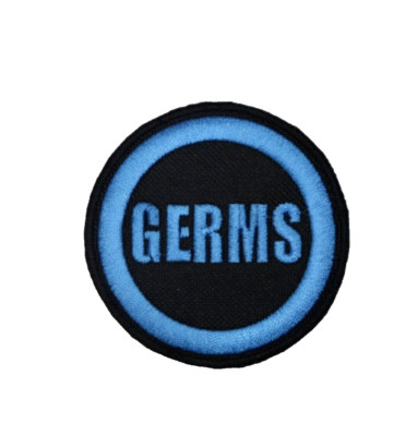 GERMS Band Patch Embroidered Iron/Sew on Patch Circle Jerks Adolescents ...