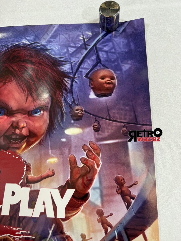 Child’s Play 2 Scream Factory Poster 18x24” Horror Shout Movie Chucky ...