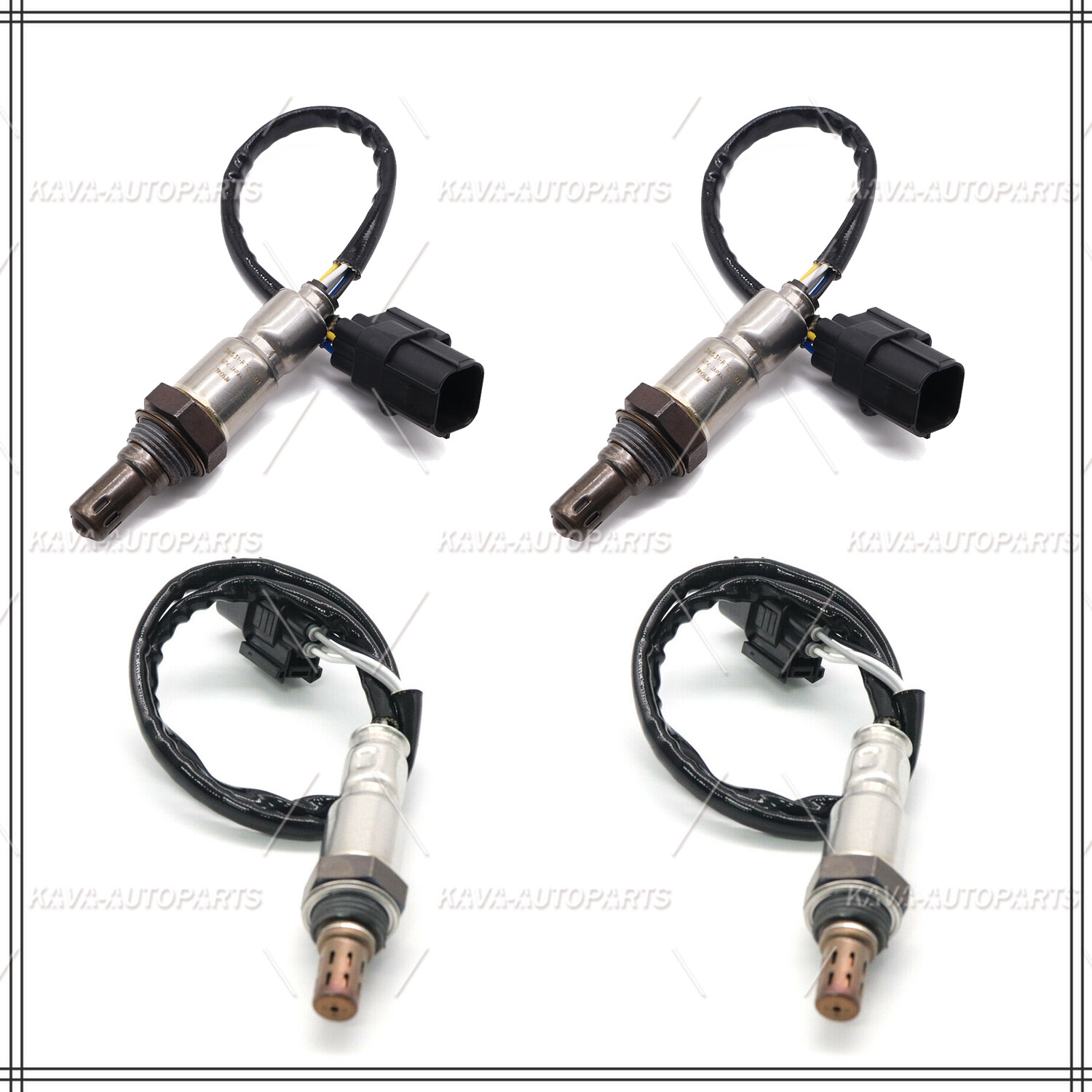 4X Oxygen O2 Sensors For 08-12 Honda Accord 10-14 Acura TSX 3.5L Up ...