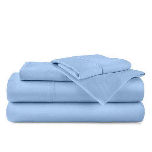 Light Blue 20" EXTRA Deep Pocket 100% Egyptian Cotton 600 Thread Count ...