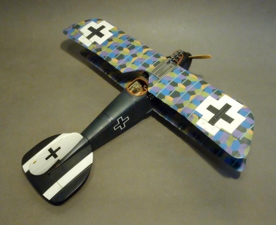 JOHN JENKINS WW1 KNIGHTS OF THE SKY ACE-31 WW1 GERMAN ALBATROS D.III ...