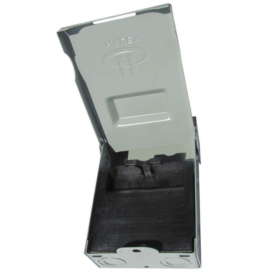 Ac Disconnect Box Electrical 60 Amp 120/240-volt Non-fuse Metallic ...