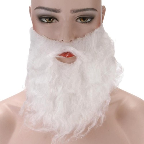 1/2/6/12PCS Santa Claus Beard Mustache White Beard Props Christmas ...