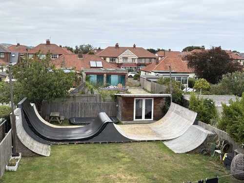 Skate, Scooter, Bmx, Skatepark Half Pipe, Mini, Spine And Resi Training ...