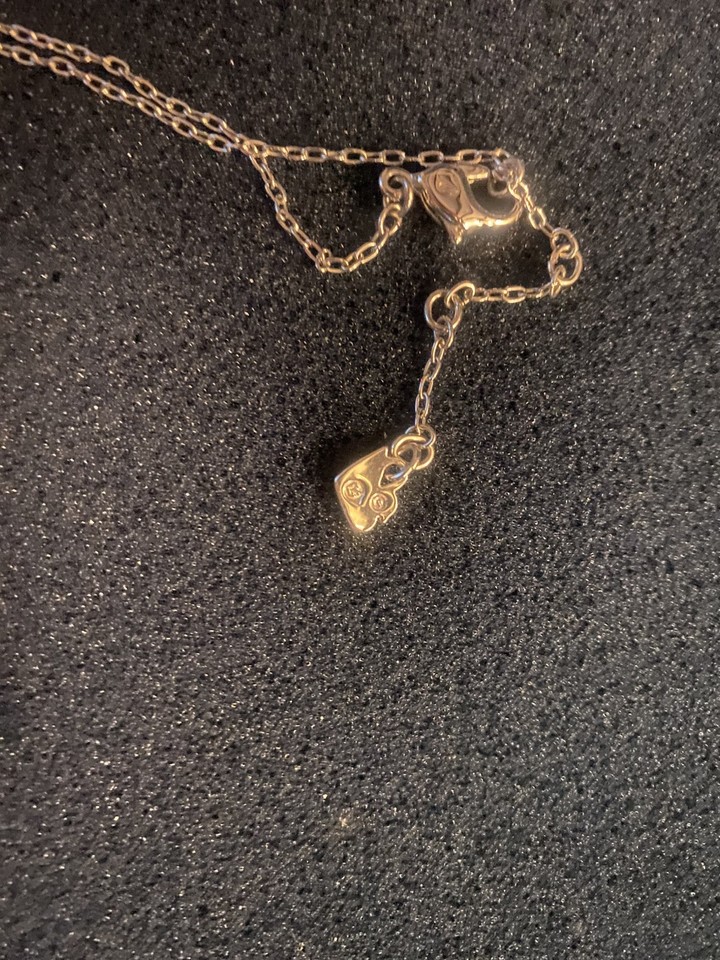 Swarovski Sensation Chandelier Pear Cut Crystal Pendant Necklace slight ...