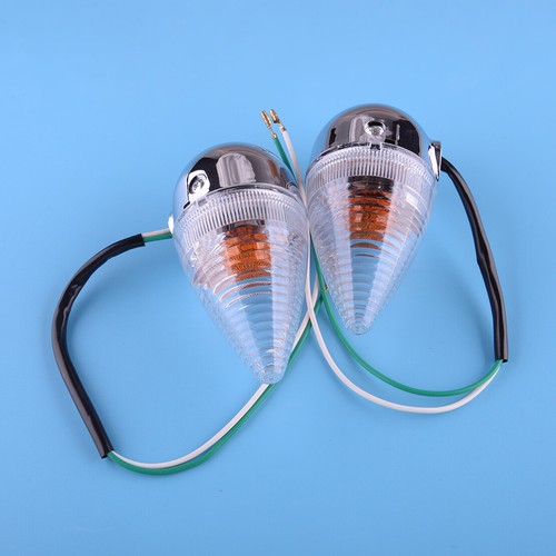 1 Pair Clear Lens Rear Turn Signal Light Fit For Yamaha XV1900 06-13 | eBay